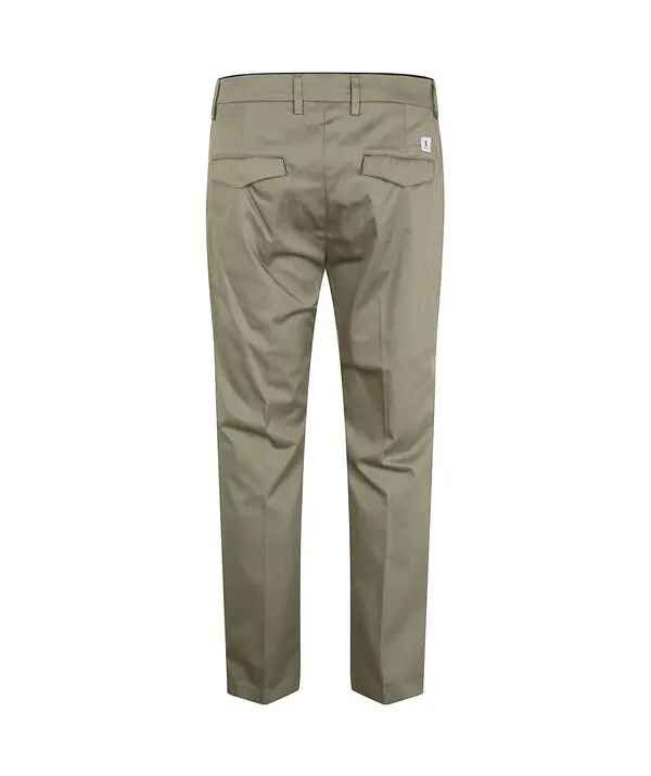 DEPARTMENT 5 Tailored Pressed Crease Trousers - Sage