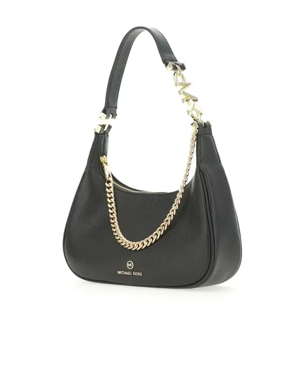 Michael Kors Logo Plaque Zip-up Shoulder Bag