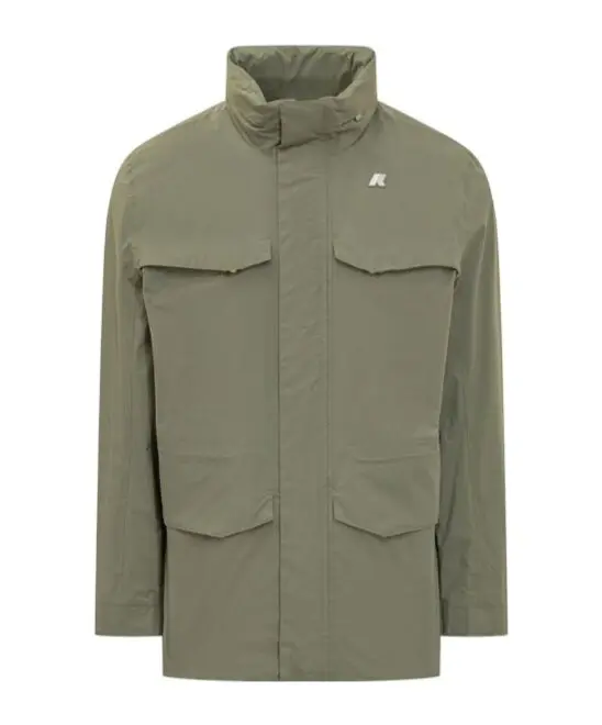 K-WAY High Neck City Jacket - Green