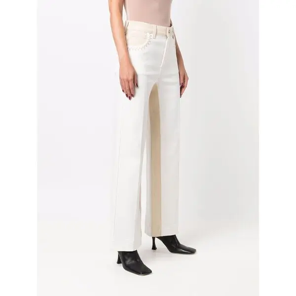 Chloé Straight-leg Denim Trousers