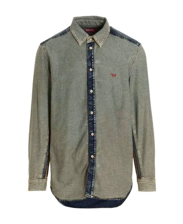 DIESEL® Inside-out Effect Denim Shirt