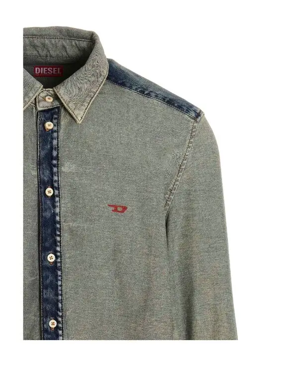 DIESEL® Inside-out Effect Denim Shirt