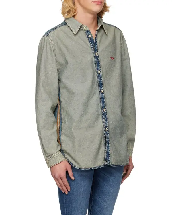 DIESEL® Inside-out Effect Denim Shirt