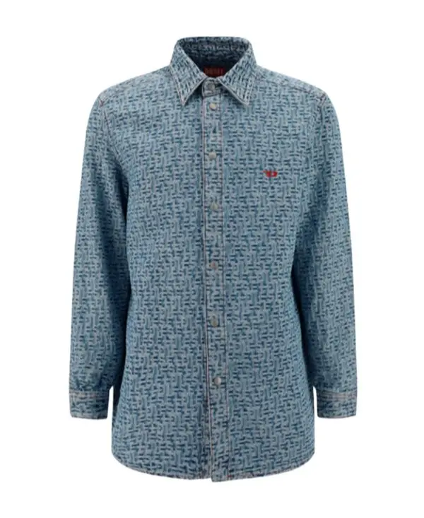 DIESEL® Monogram-printed Buttoned Shirt