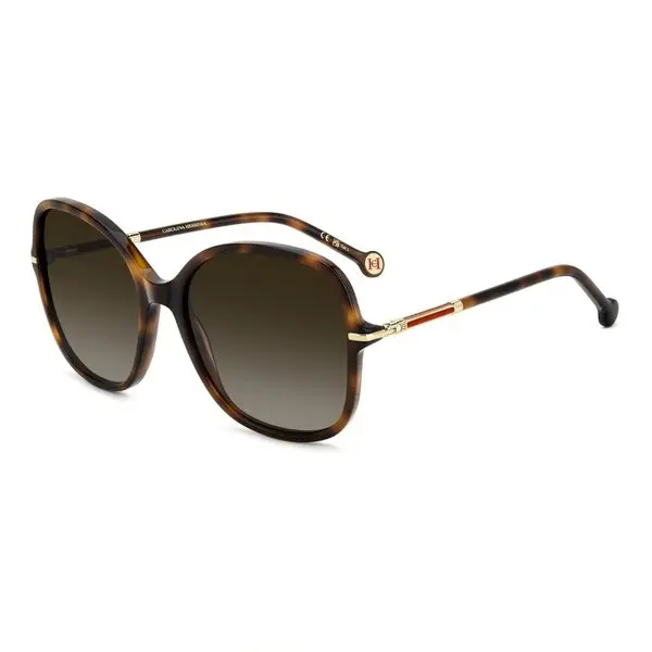 Carolina Herrera Square Frame Full Rim Sunglasses