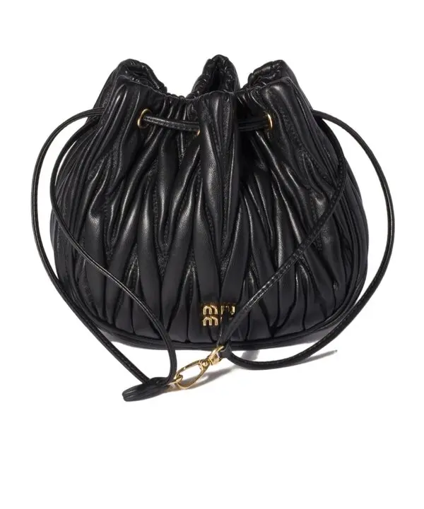 Miu Miu Matelassé Nappa Leather Pouch