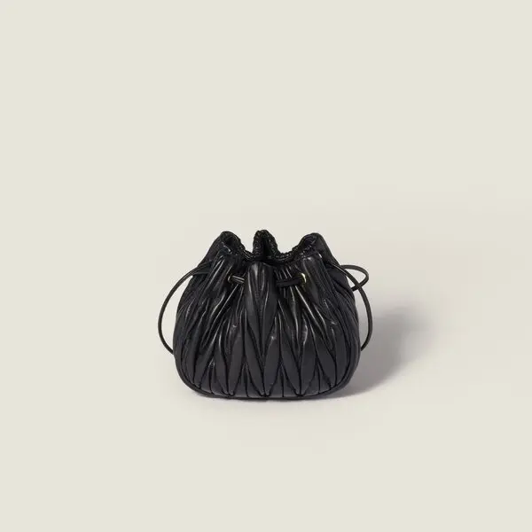 Miu Miu Matelassé Nappa Leather Pouch