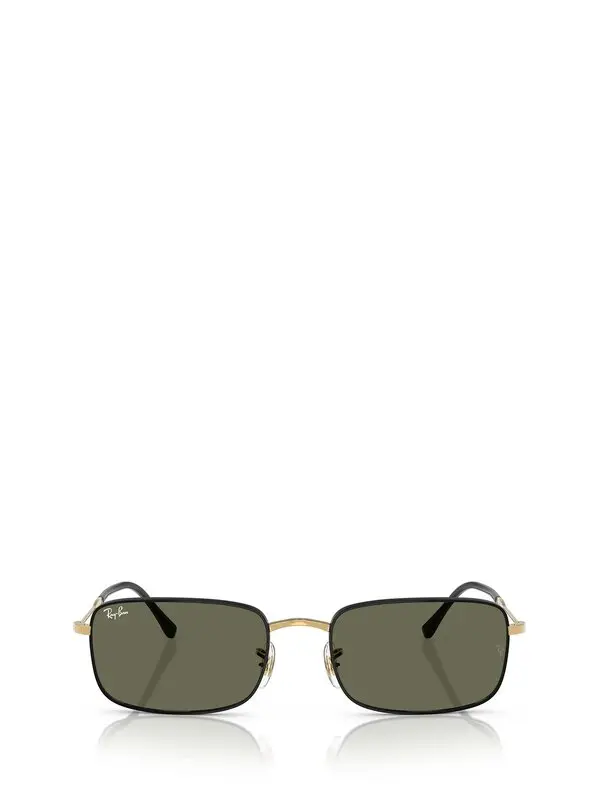 Ray-ban Rectangular Metal Sunglasses - Green