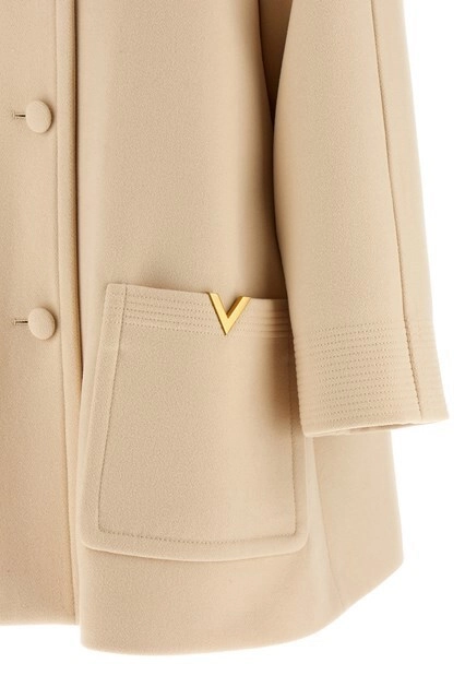 Valentino Garavani Logo Plaque Peacoat