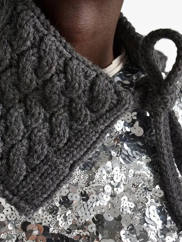 Prada Cable-knit Scarf