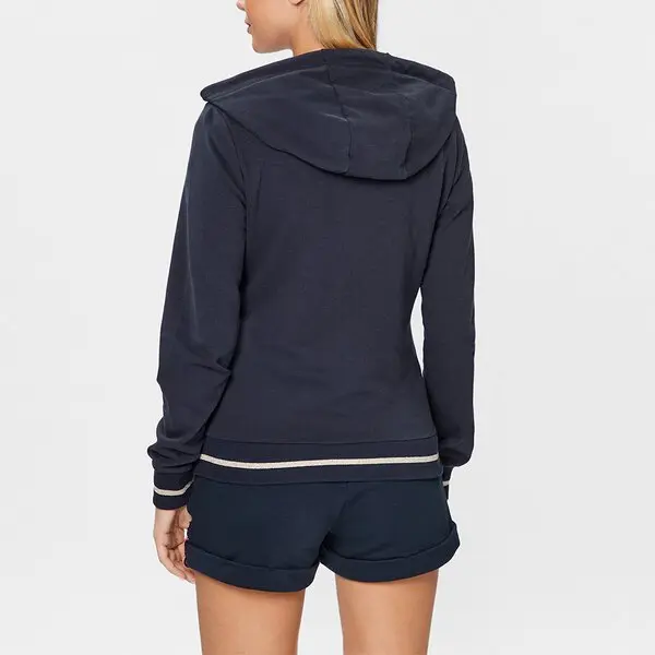 EA7 Zip-up Hoodie With Logo Detail