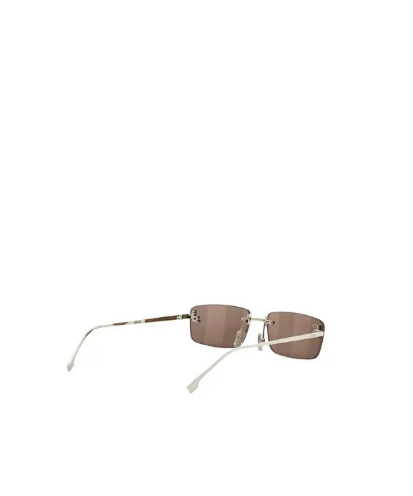 Fendi Rectangle Frame Sunglasses - Oro