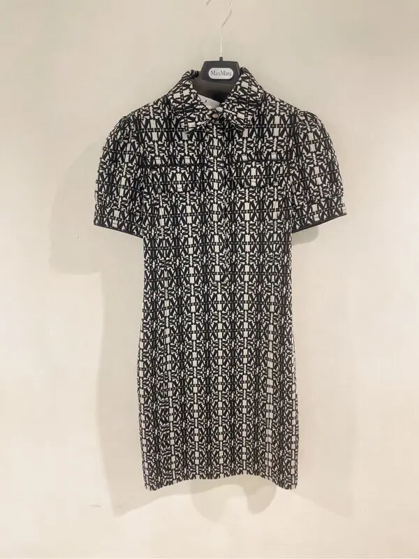 Max Mara Short Sleeve Printed Dress