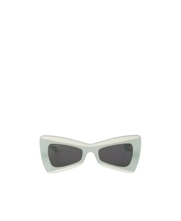 Off-White Butterfly Frame Logo Sunglasses - Gray