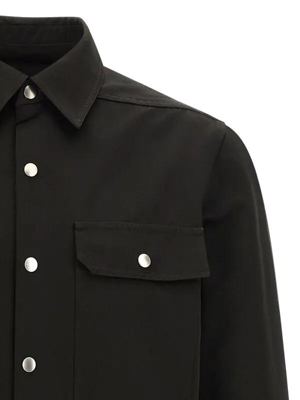 Rick Owens Outershirt Shirt - Black