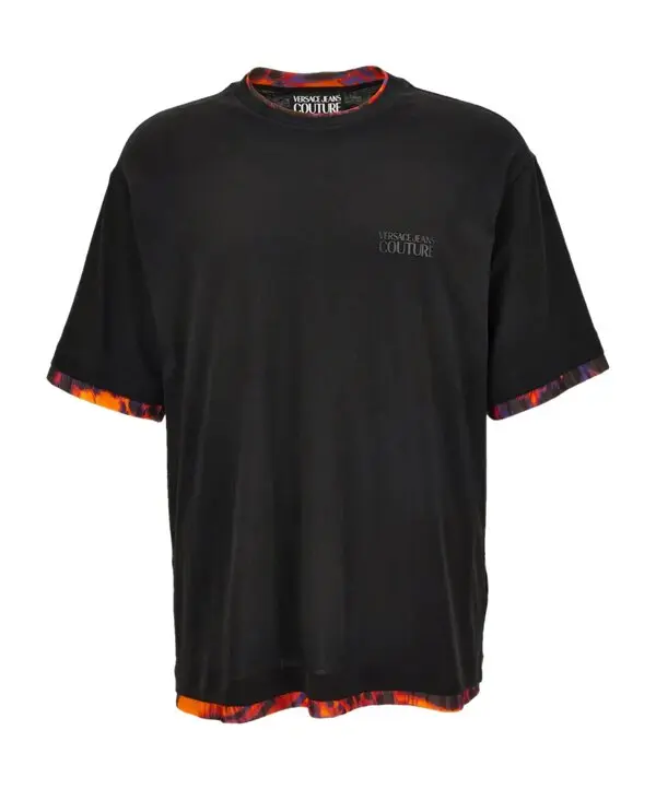 Versace Contrast Trim T-shirt