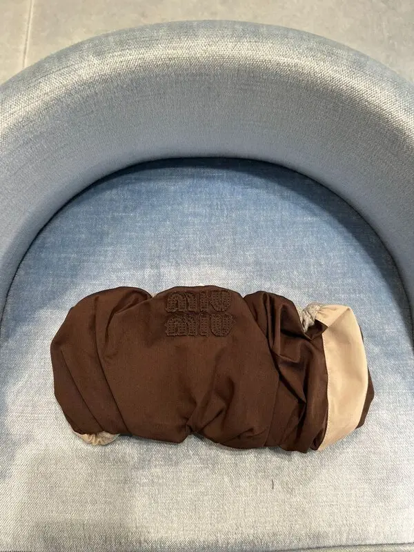 Miu Miu Twill Strapless Bandeau Top