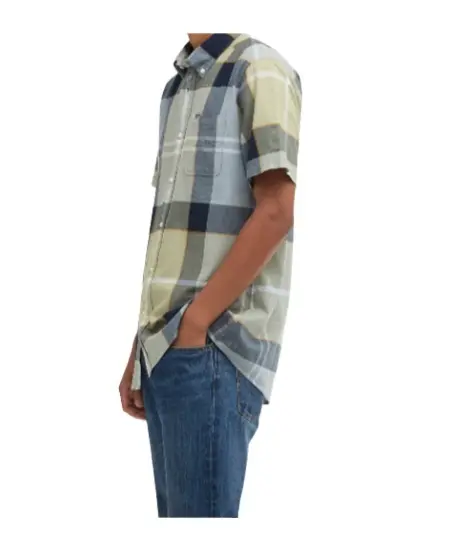 Barbour Doughill Short-sleeve Shirt - Gray