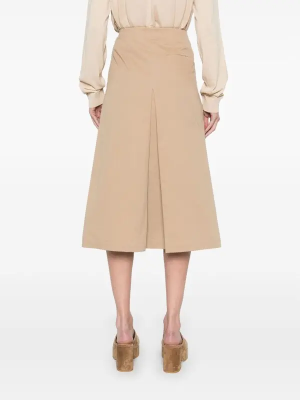 SEMICOUTURE Belted Pleated Skirt