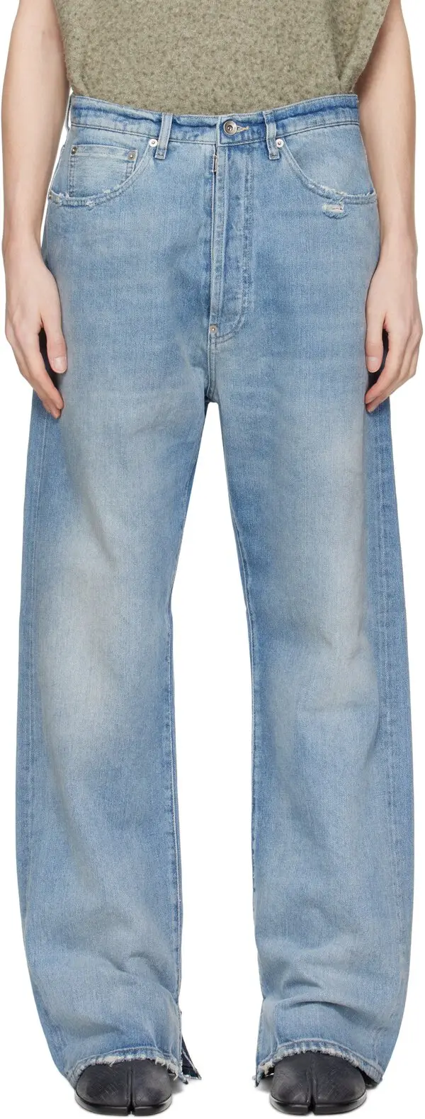 MAISON MARGIELA Buckled Denim Jeans