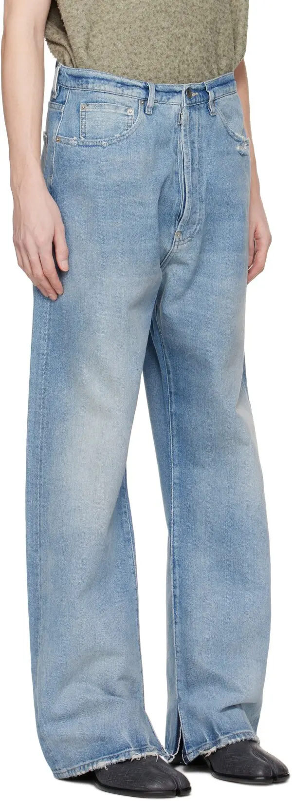 MAISON MARGIELA Buckled Denim Jeans