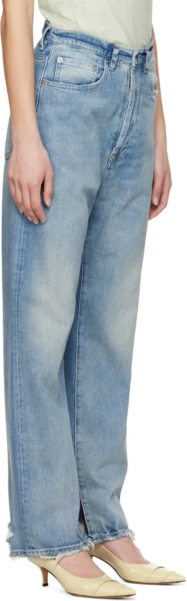 MAISON MARGIELA Buckled Denim Jeans