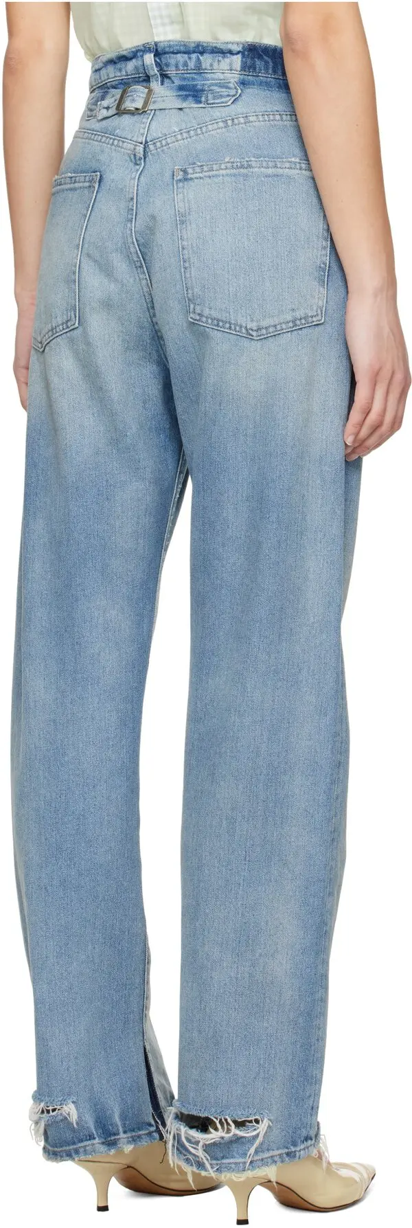 MAISON MARGIELA Buckled Denim Jeans