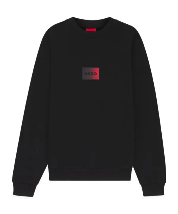 Hugo Boss Logo-appliqu Sweatshirt - Black