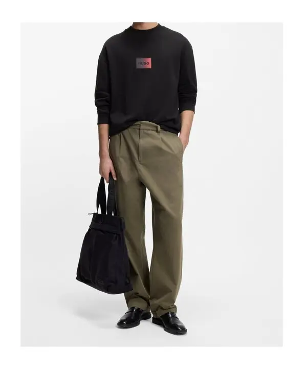 Hugo Boss Logo-appliqu Sweatshirt - Black