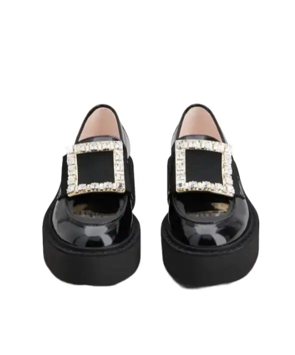 ROGER VIVIER Viv' Rangers Loafers - Black