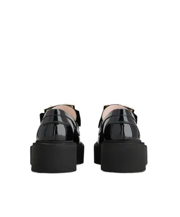 ROGER VIVIER Viv' Rangers Loafers - Black