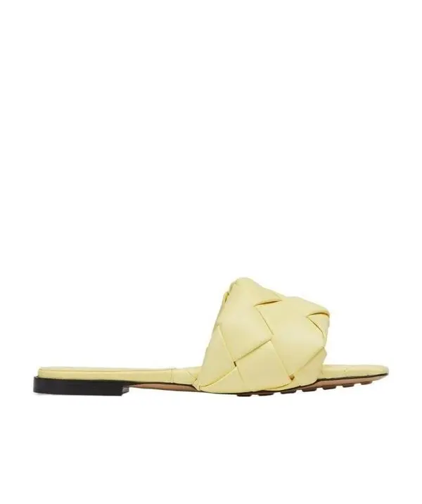 Bottega Veneta Lido Flat Sandals - Lemonade