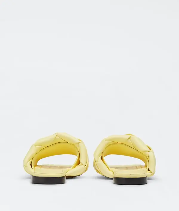 Bottega Veneta Lido Flat Sandals - Lemonade