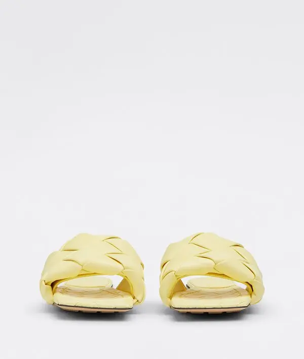Bottega Veneta Lido Flat Sandals - Lemonade