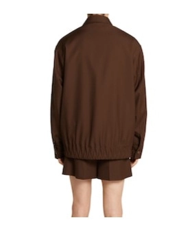 Gucci Embossed Twill Zip-up Jacket