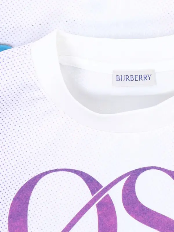 Burberry Floral Rose Printed Long Sleeve Crewneck T-shirt