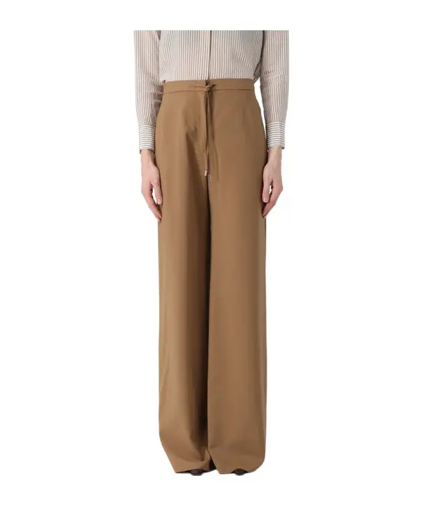 Max Mara Mstcorone Drawstring Trousers - Brown