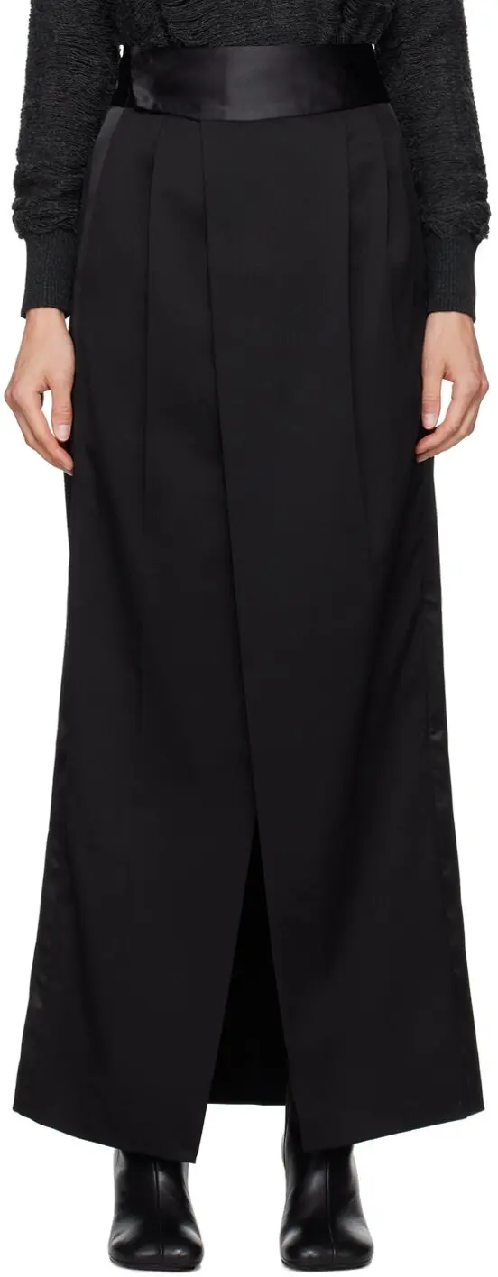 MAISON MARGIELA Pleated Maxi Skirt
