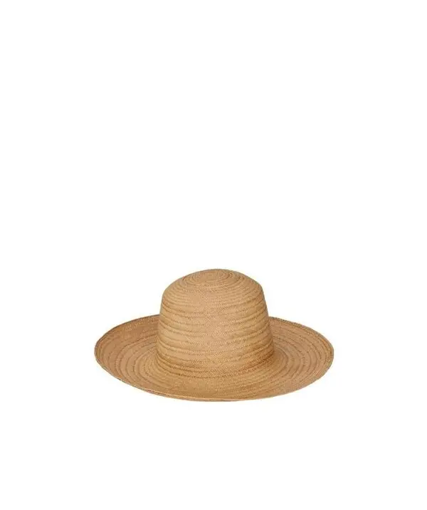 Saint Laurent Wide Brim Hat - Nude