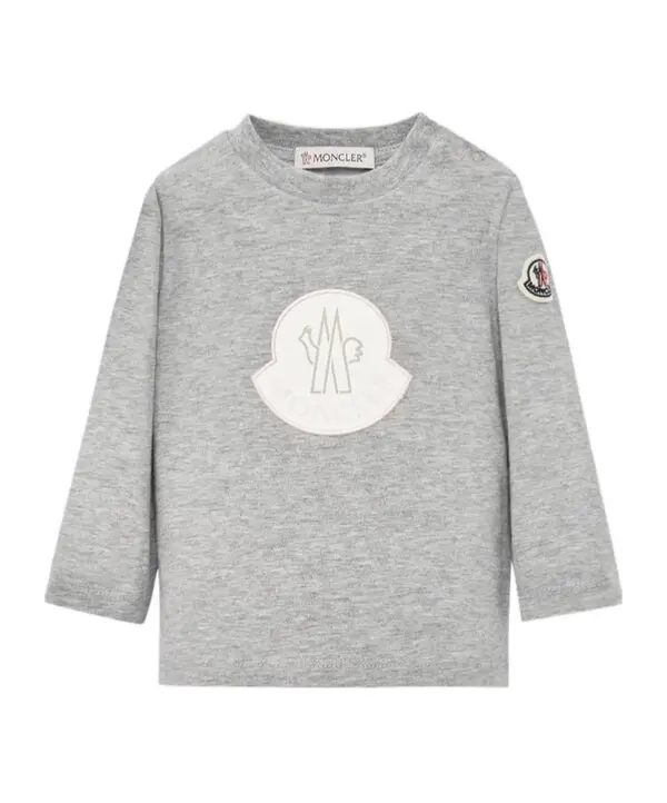 Moncler Logo Patch Long-sleeved Tracksuit Set