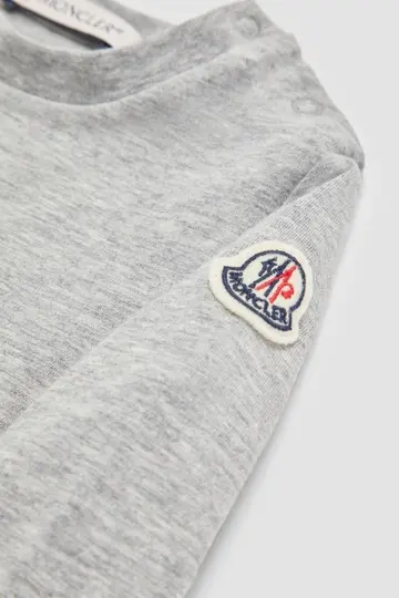 Moncler Logo Patch Long-sleeved Tracksuit Set