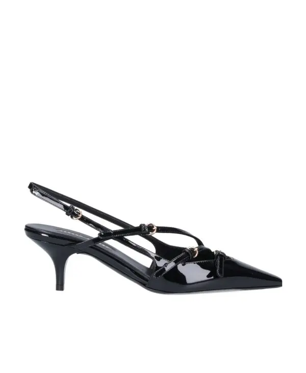 Miu Miu Pointed Toe Slingback Pumps - Black