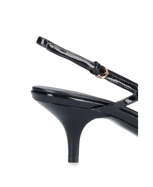 Miu Miu Pointed Toe Slingback Pumps - Black
