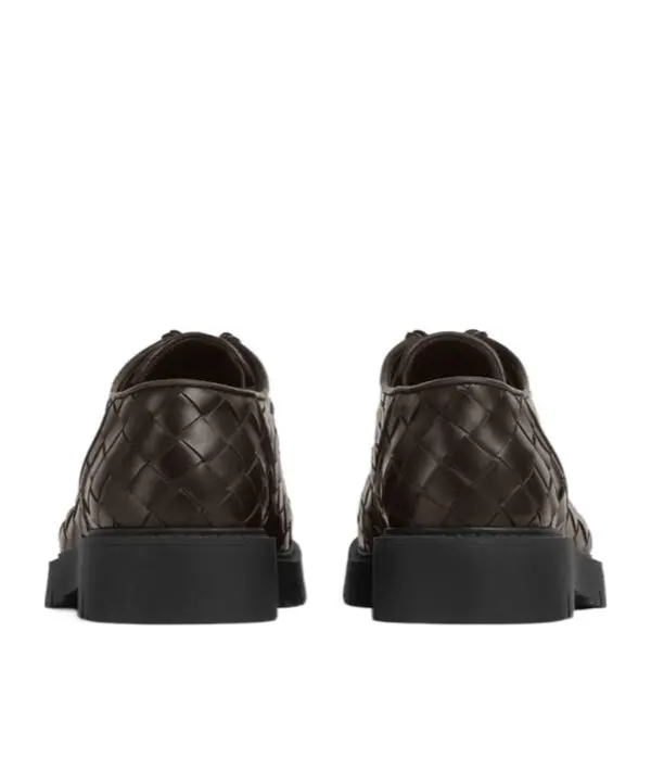 Bottega Veneta Haddock Lace-up Shoes - Fudge
