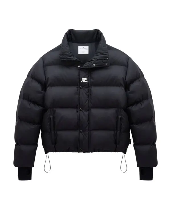 COURREGES Courrèges Logo Embroidered Puffer Jacket