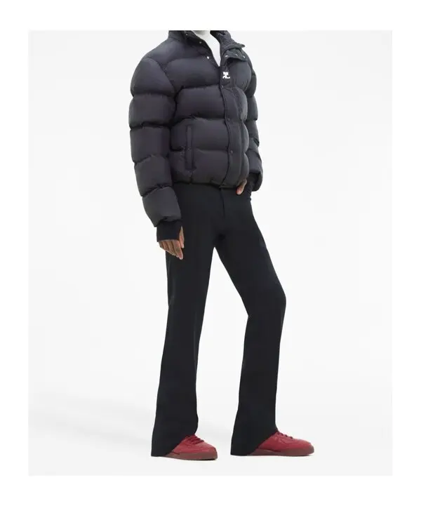COURREGES Courrèges Logo Embroidered Puffer Jacket