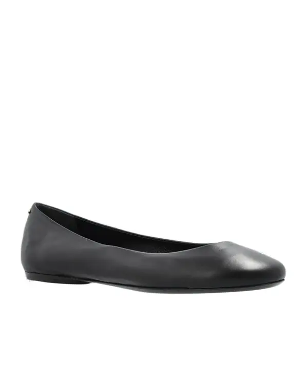 LANVIN Round Toe Ballet Flats - Black