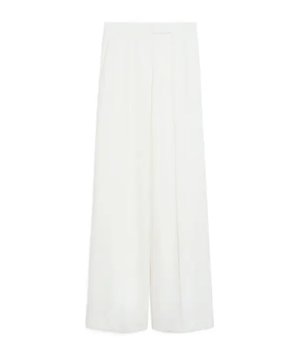 Max Mara Ninfa Wide-leg Trousers - White