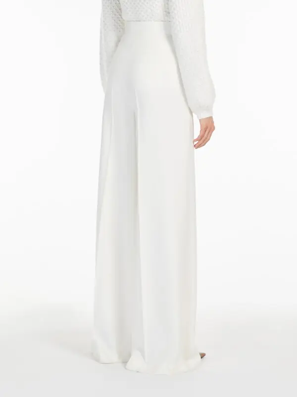 Max Mara Ninfa Wide-leg Trousers - White