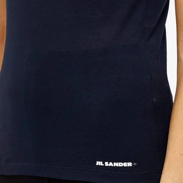 JIL SANDER Logo Printed Crewneck T-shirt